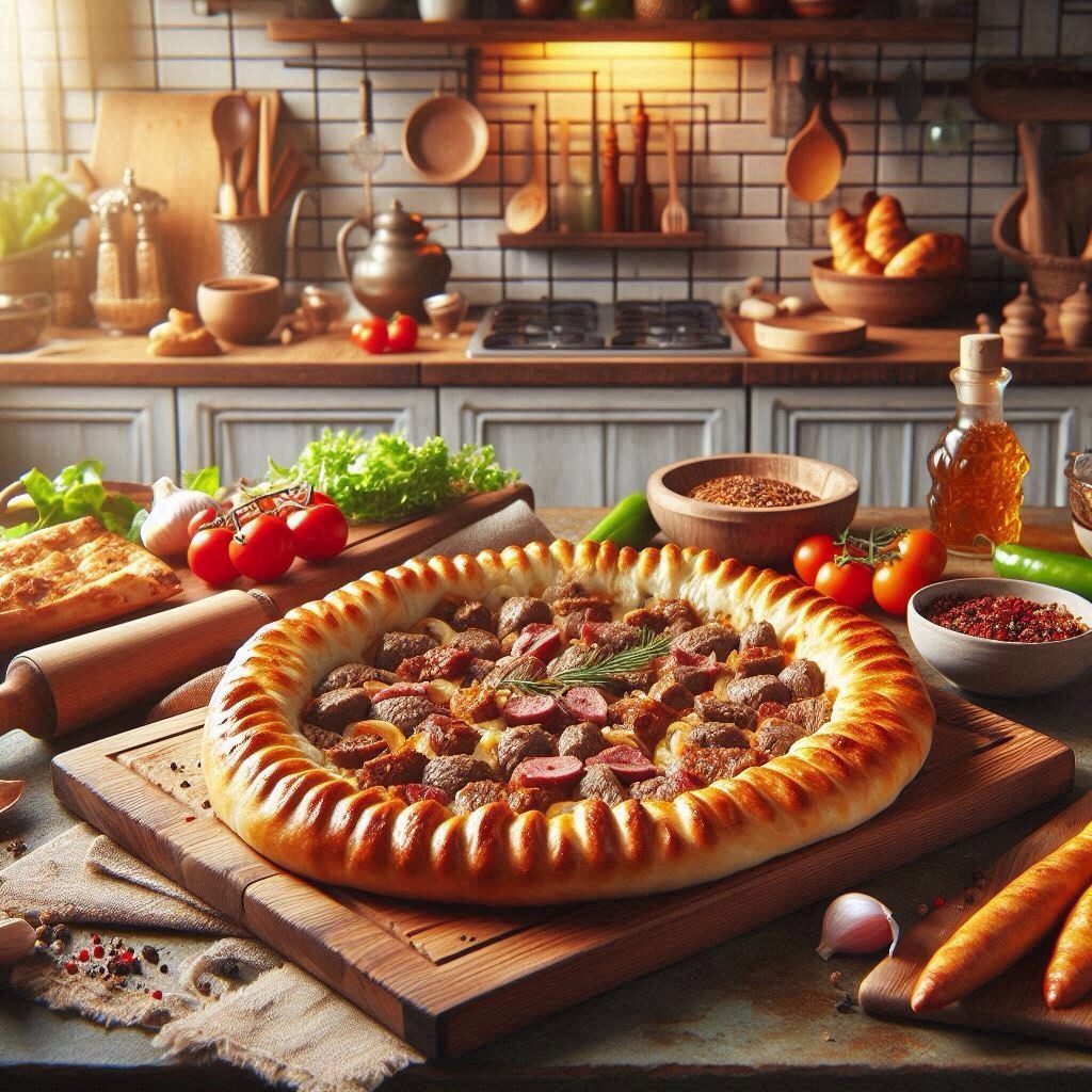 SUCUKLU VE ETLİ PİZZA TARİFİ | BİZ BİZE